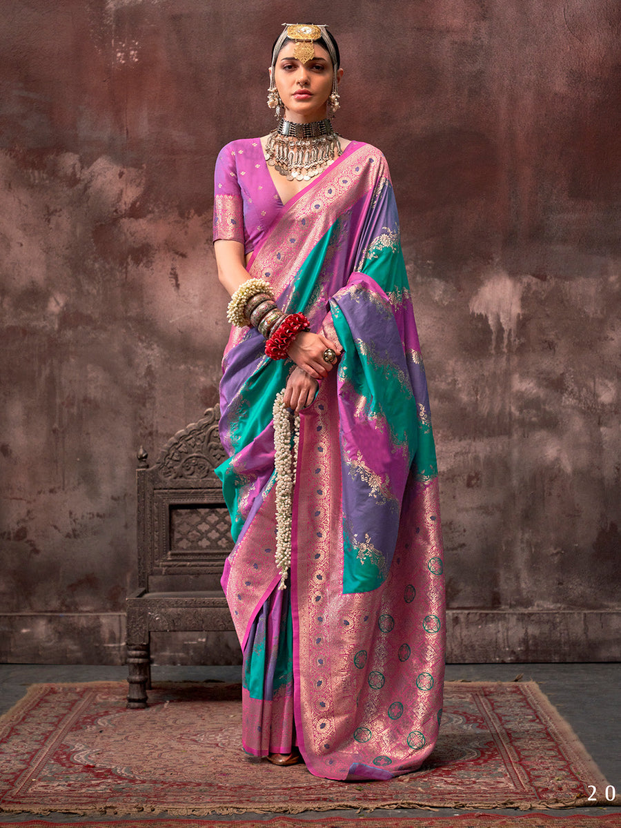 Buy Multicolor Sarees Online in India | Karagiri