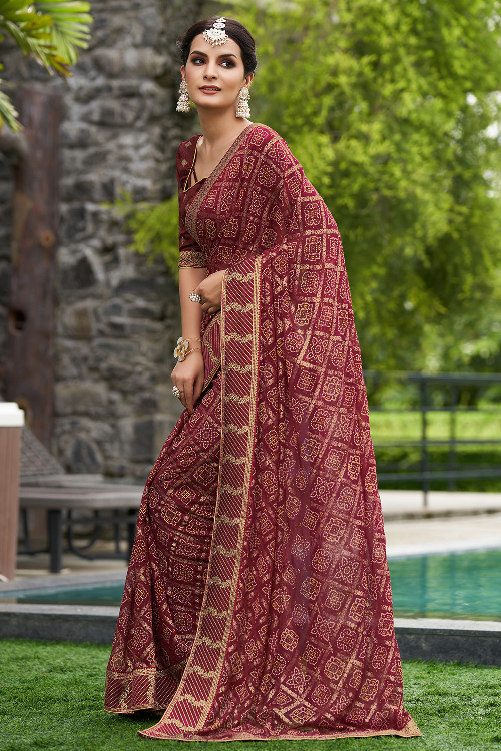 Georgette Sarees - Shop Georgette Sari Online at Best Prices in India ...
