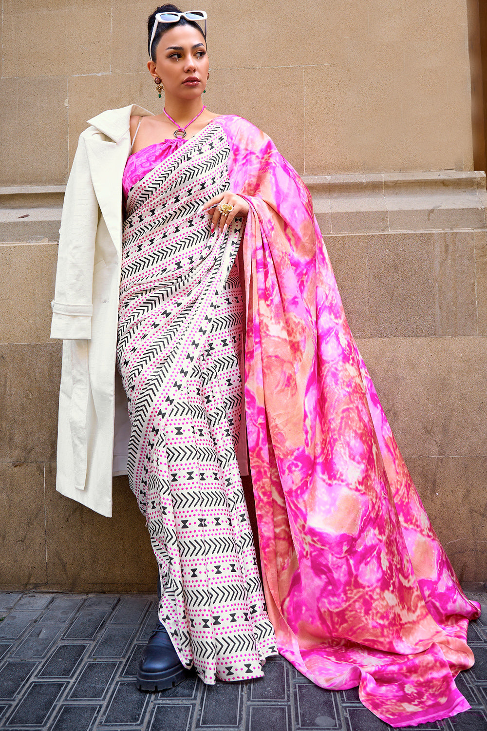 Buy Multicolor Sarees Online in India | Karagiri