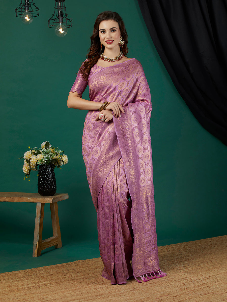 Buy Kanjeevaram Silk Saree With Blouse Piece 34908 Online | Karagiri