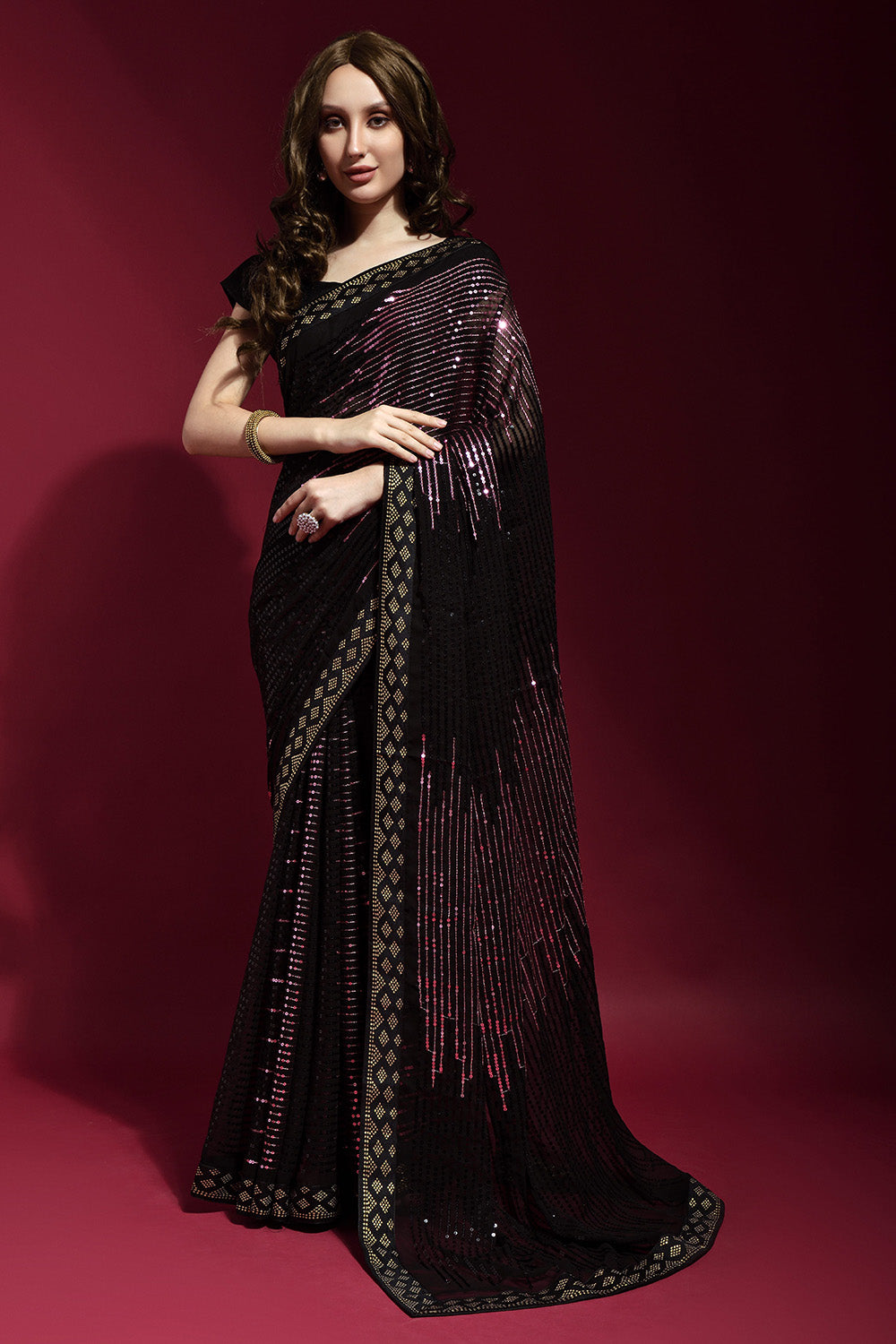 Georgette Sarees - Shop Georgette Sari Online at Best Prices in India ...