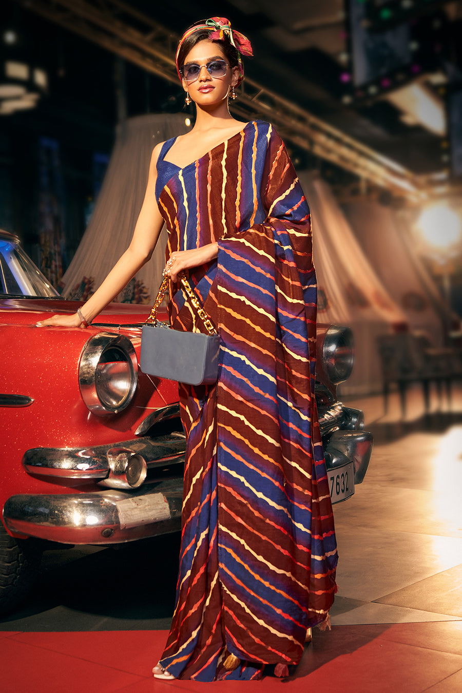 Brown Saree - Buy Stylish Brown Colour Sarees Online | Karagiri