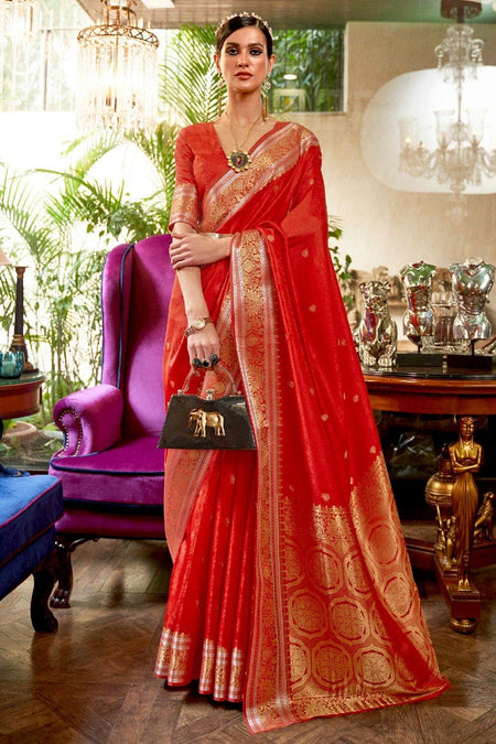 Red Bridal Saree: Buy Red Bridal Saree Online In India @ Karagiri