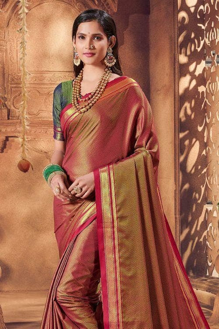 Brown Saree - Buy Stylish Brown Colour Sarees Online | Karagiri