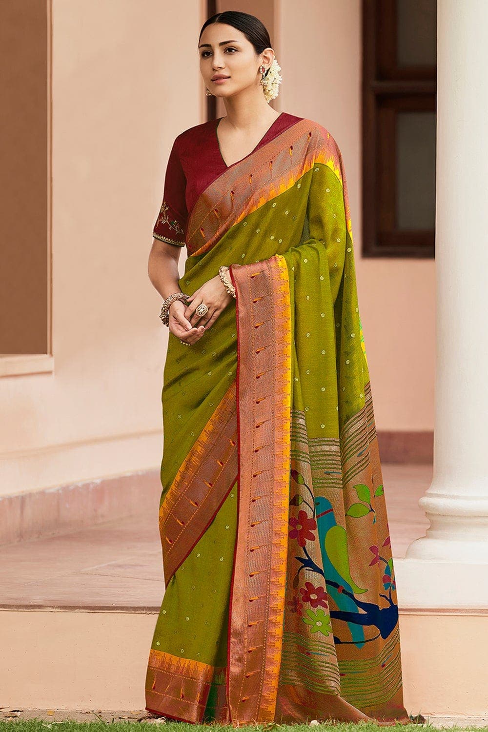 Shop Paithani Silk Sarees Collection Online | Karagiri