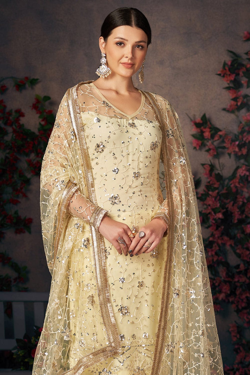 Buy Daffodil Yellow Salwar Suit online-Karagiri