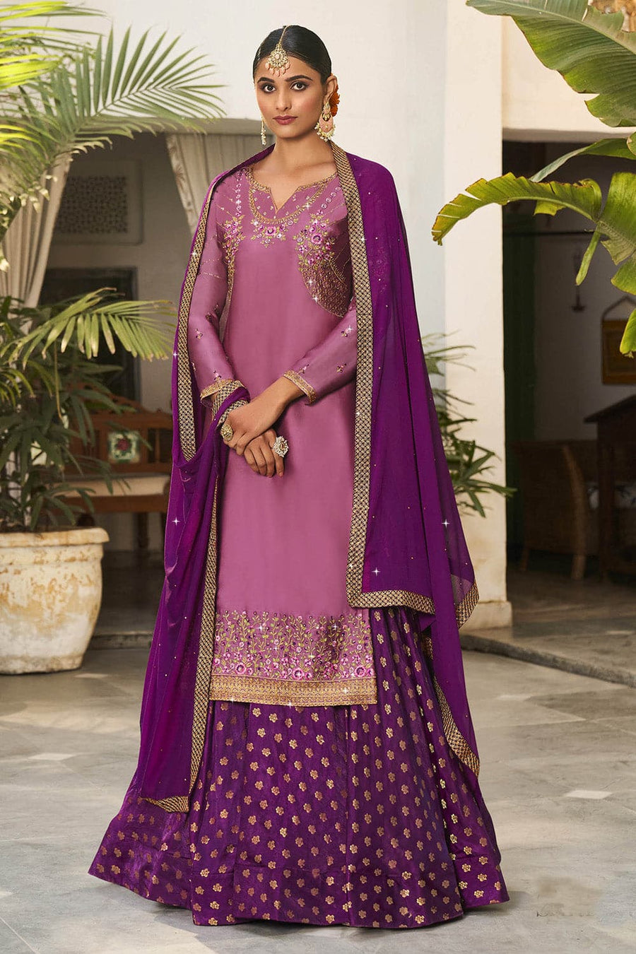 Buy Purple Salwar Suit Online in India at Karagiri